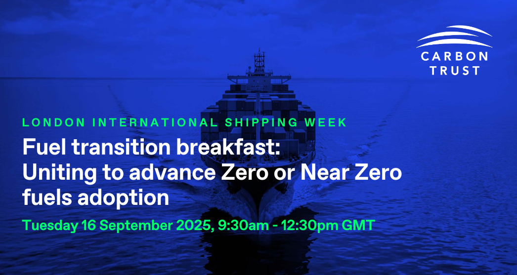 Fuel transition breakfast: Uniting to advance Zero Near Zero fuel adoption